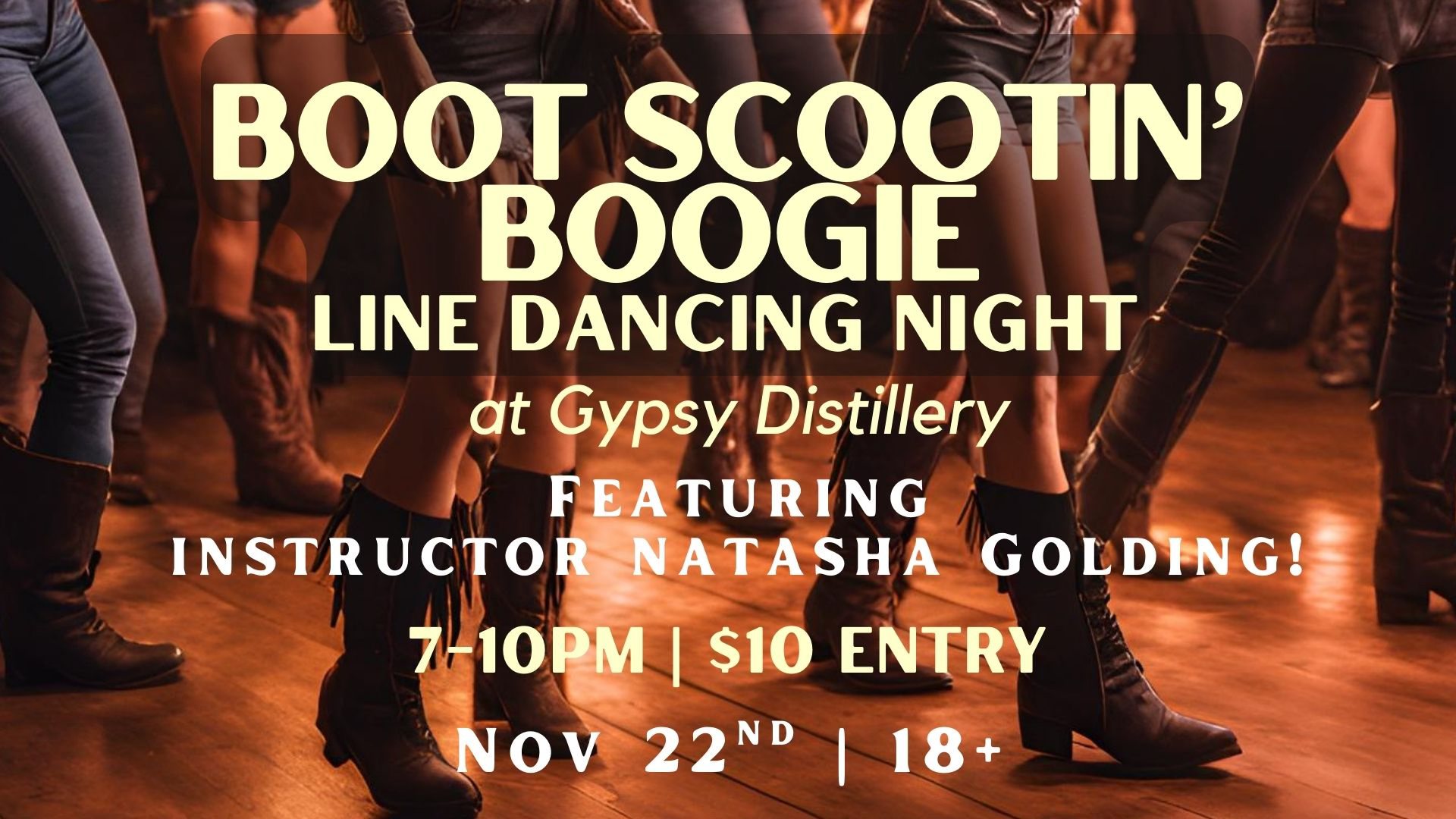 Line Dancing at Gypsy Distillery - Petoskey Area